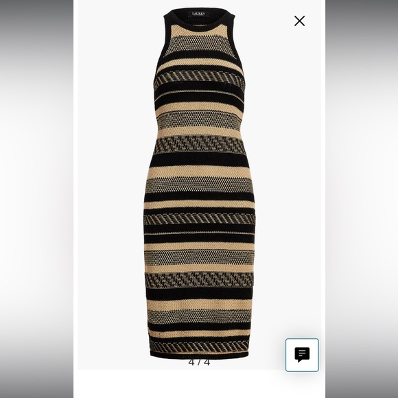 Ralph Lauren | Dresses | Ralph Lauren Black Gold Strapless Cocktail ...